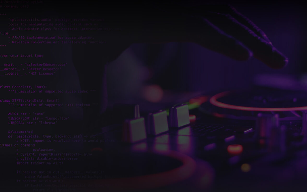 Deezer tech services, business audio innovations